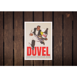 Duvel Poster 'Ober' - Duvel webshop